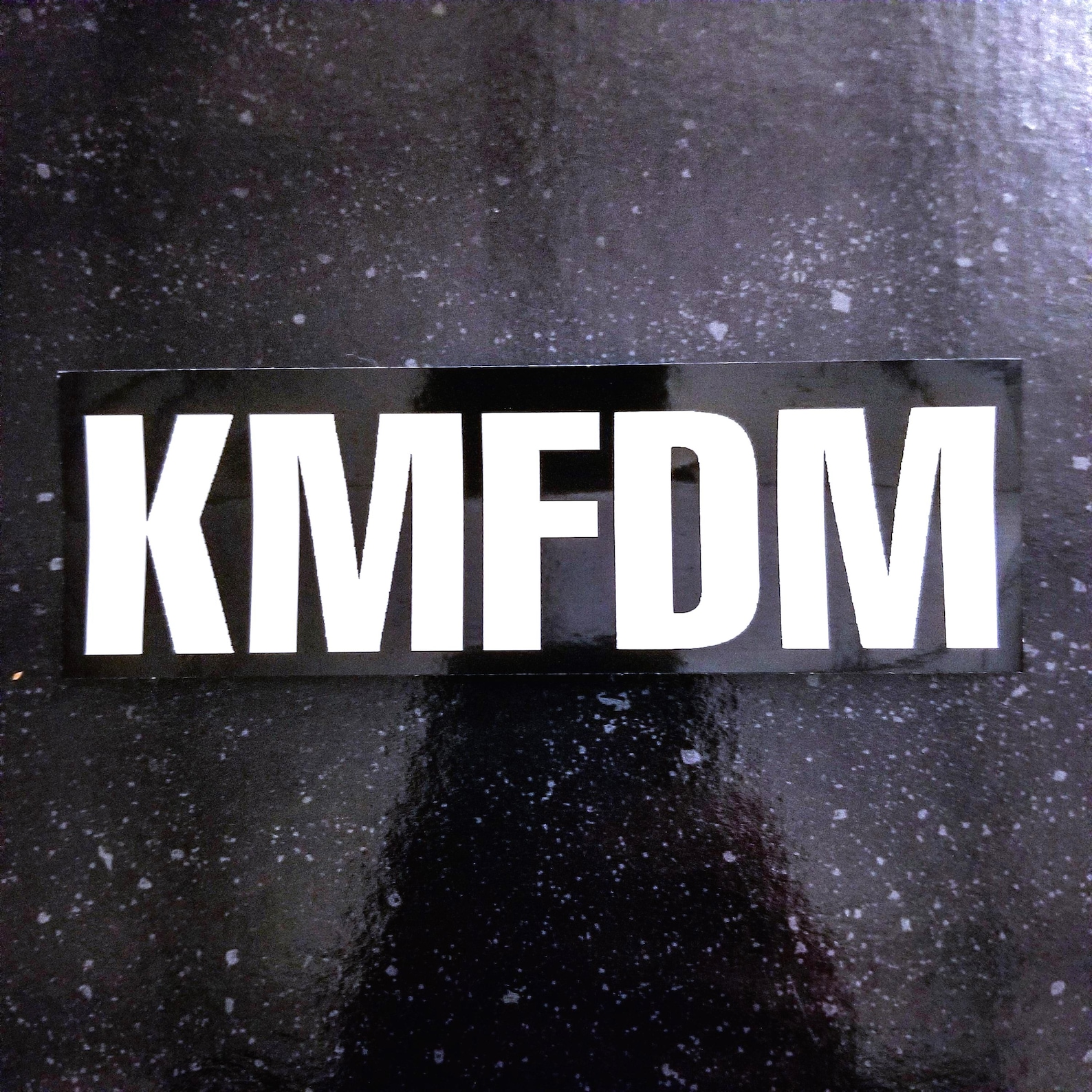 KMFDM Sticker 6 X 2" [weatherproof Vinyl Bumper Decal] [industrial Goth ...