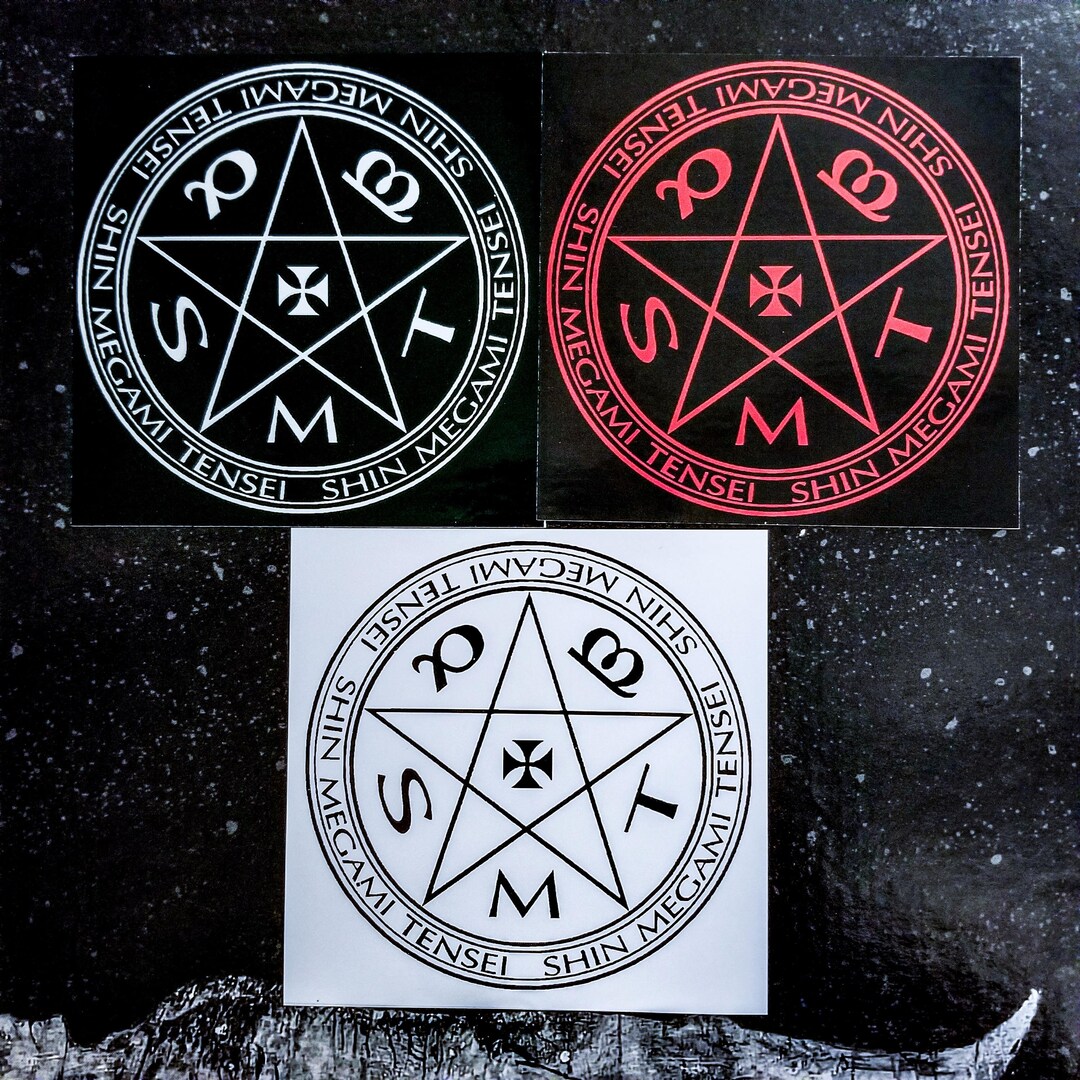 SHIN MEGAMI TENSEI Sticker Sigil 4 X 4" [weatherproof Vinyl Bumper ...