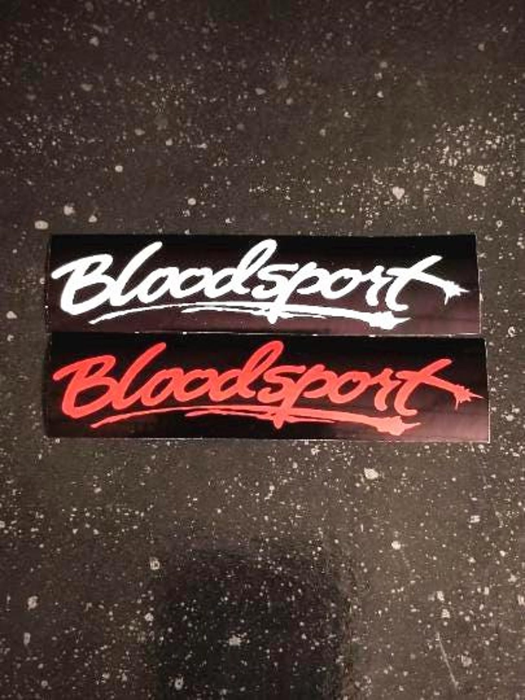 BLOODSPORT “kumite” 4 X 1" [weatherproof Vinyl Bumper Sticker Decal ...