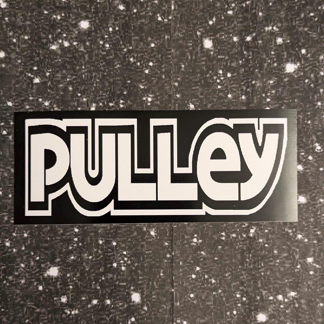 PULLEY “skatepunk” 2 X 5" [weatherproof Vinyl Bumper Sticker / Decal ...