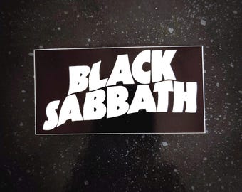 Black Sabbath Demon Logo Vinyl Sticker | Officially Licensed Band ...