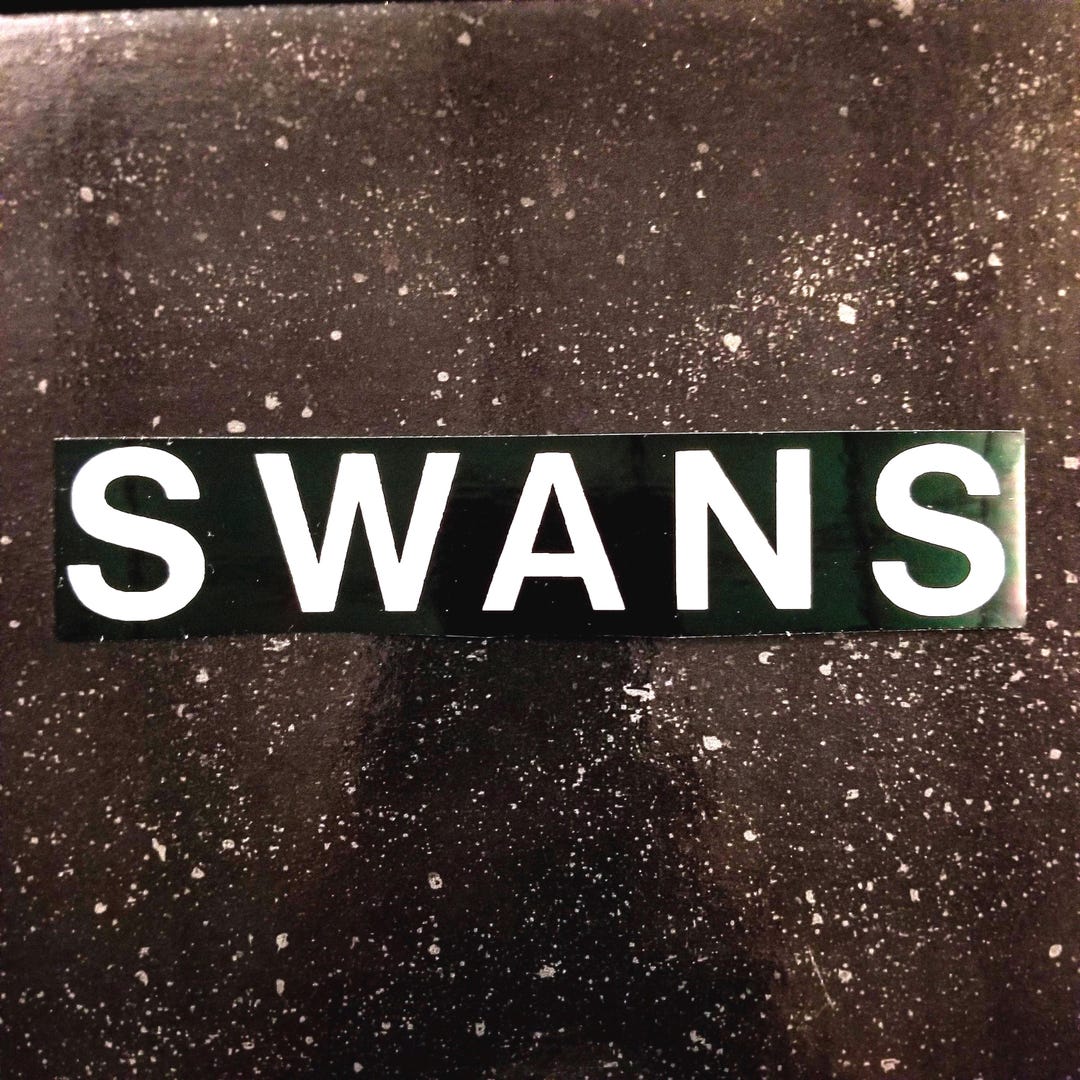 SWANS Sticker 6 X 1.33" [weatherproof Vinyl Bumper Decal] [band Logo ...