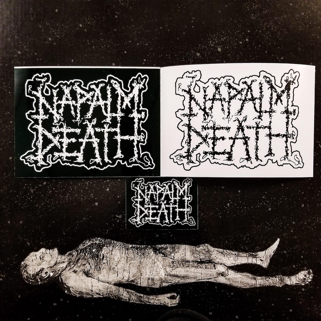 NAPALM DEATH Sticker 5 X 4" [weatherproof Vinyl Bumper Decal] [metal ...