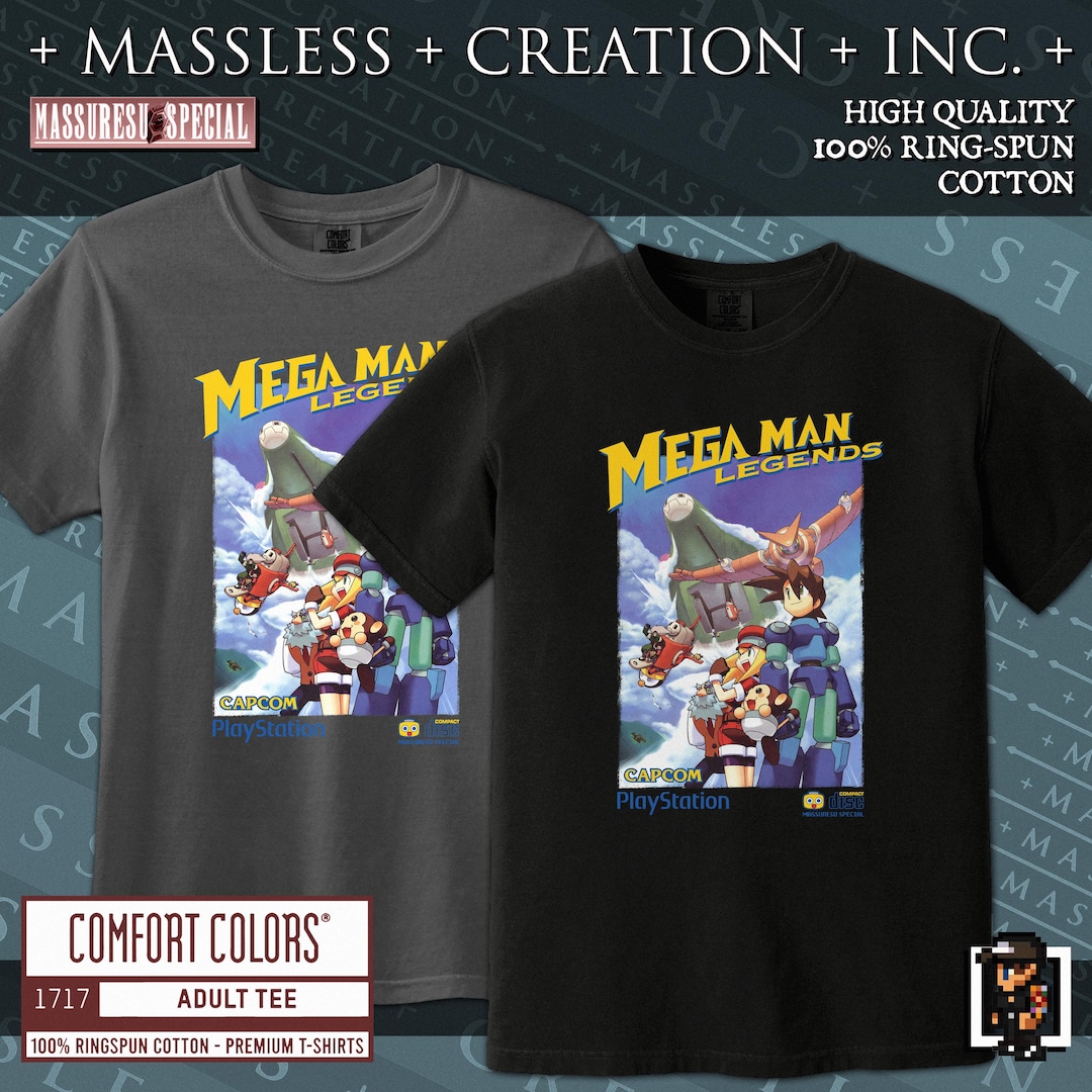 Mega Man Legends "volnut & Roll" Premium T-shirt [comfort Colors 1717 ...