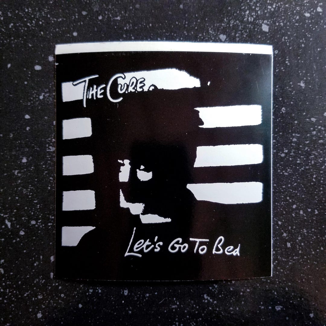 THE CURE Sticker “bed” 4 X 4" [weatherproof Vinyl Bumper Decal ...