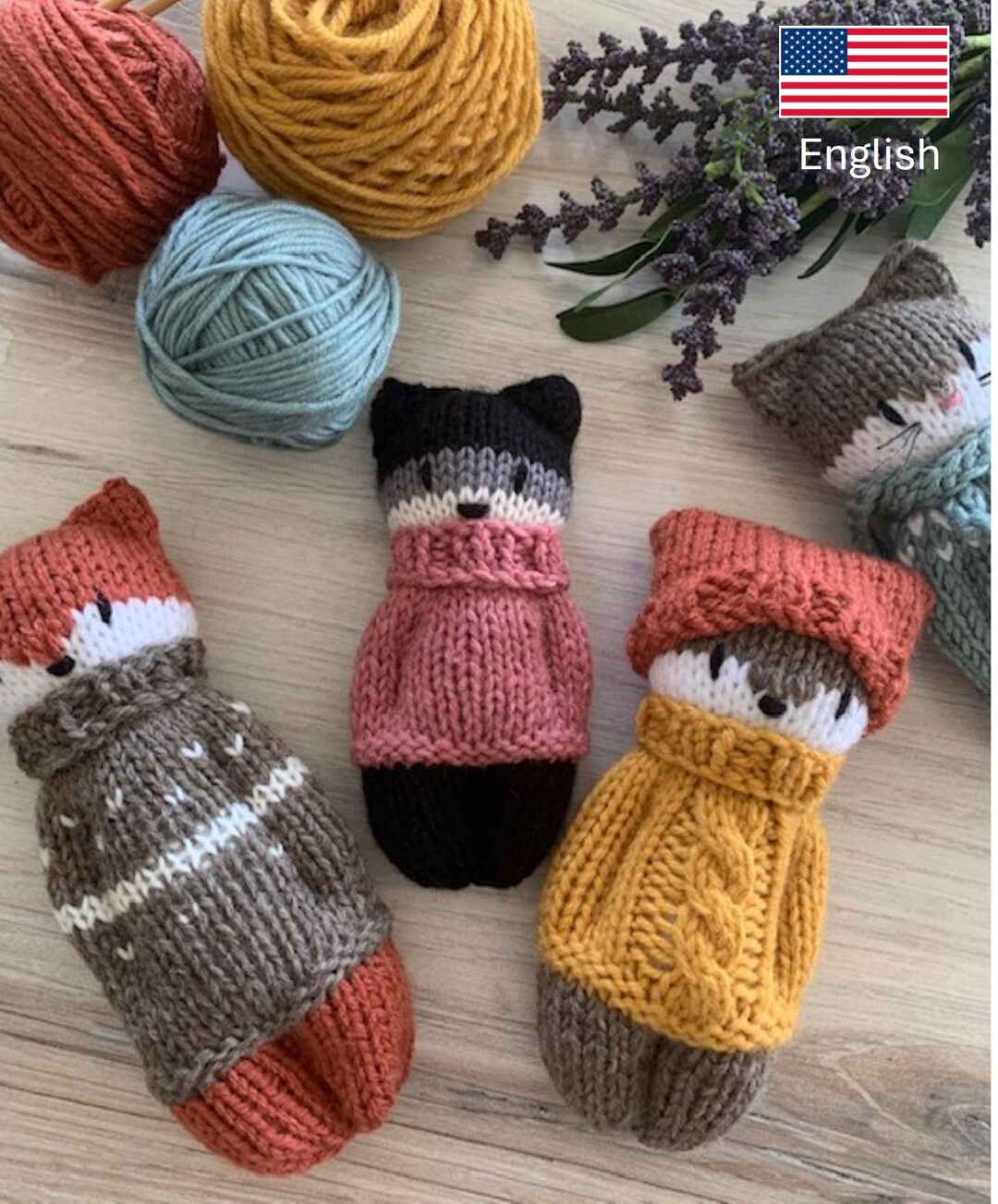 Pocket Buddies KNITTING PATTERN - Etsy