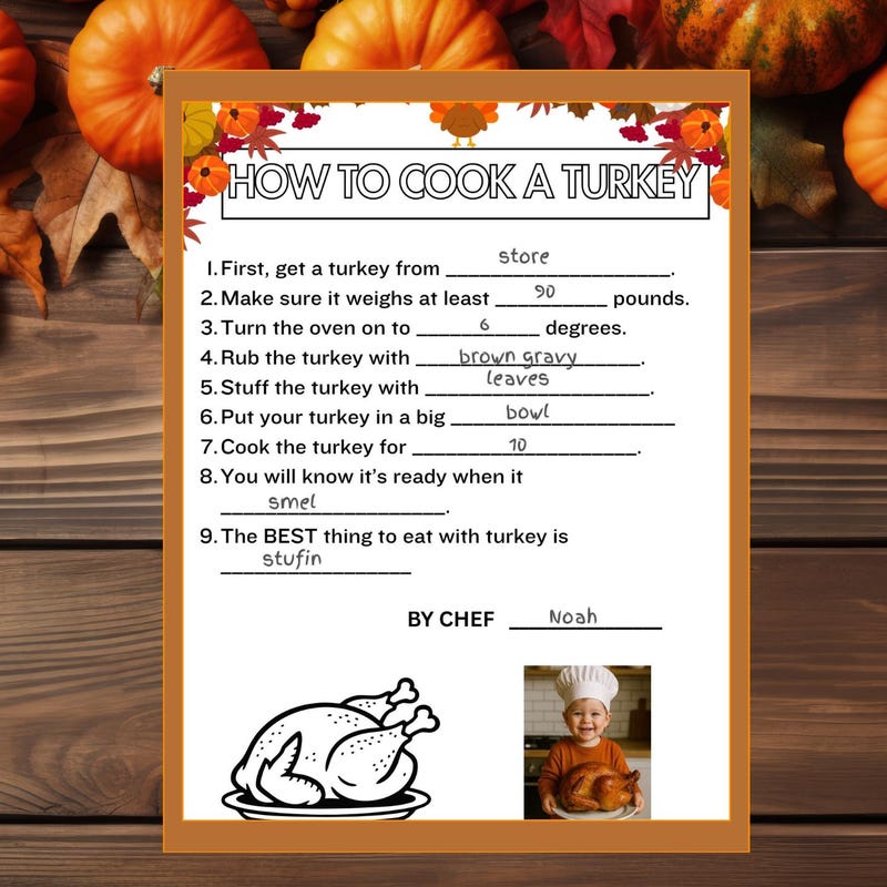 Turkey Body Outline Printable - Etsy