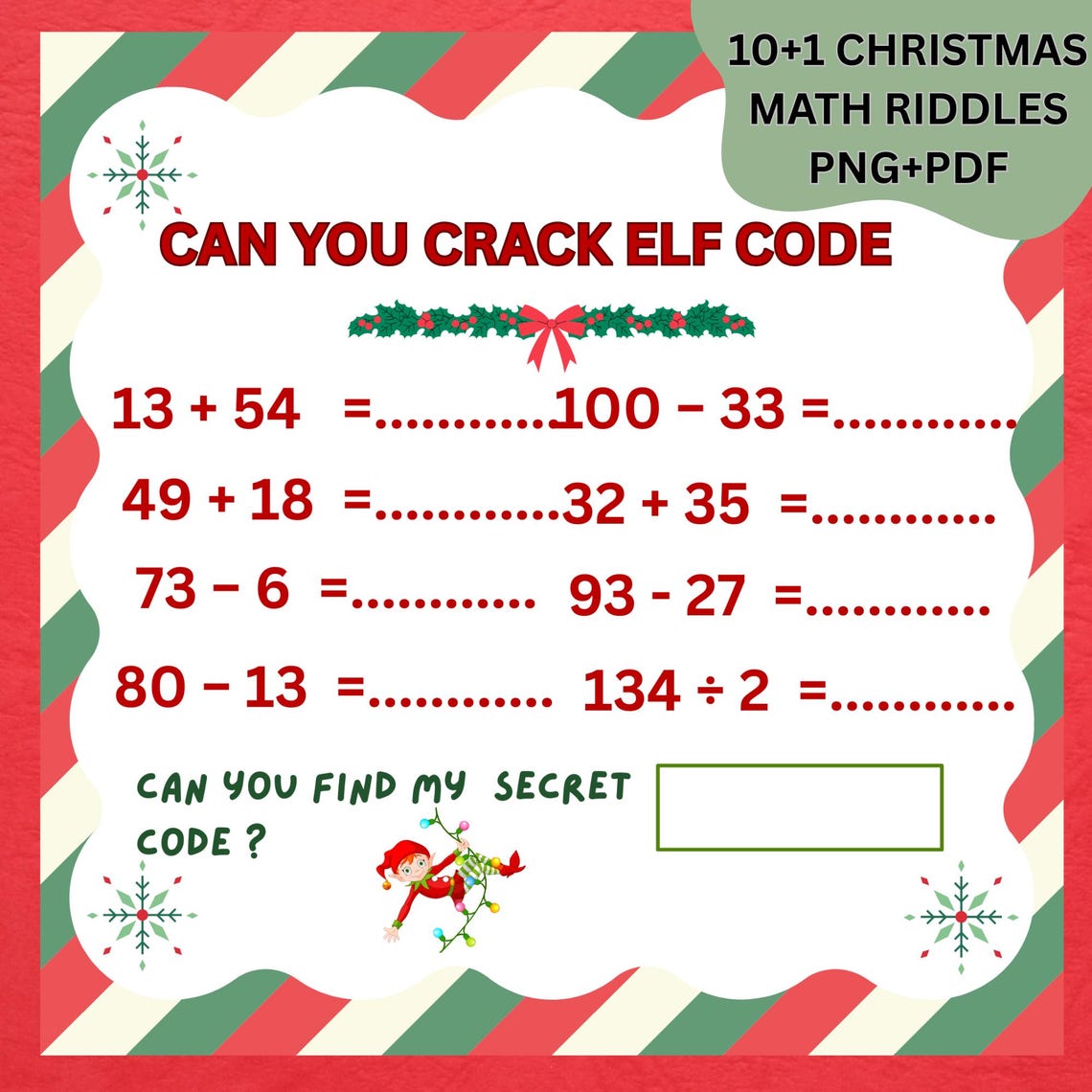 6-7 Elf Prop Game, Elf Math 67, Riddle 6-7, Maths Activities Six Seven ...