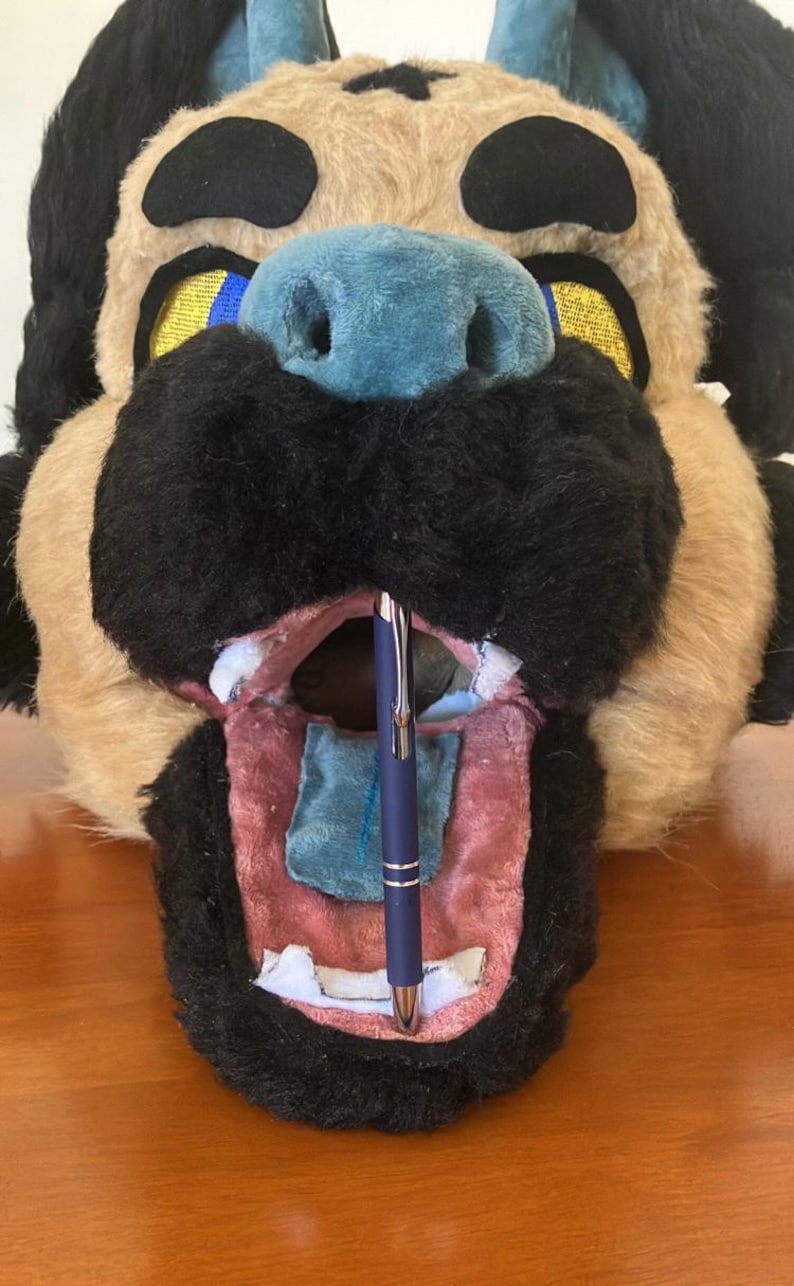 Fursuit Head German Shepherd X Alien - Etsy