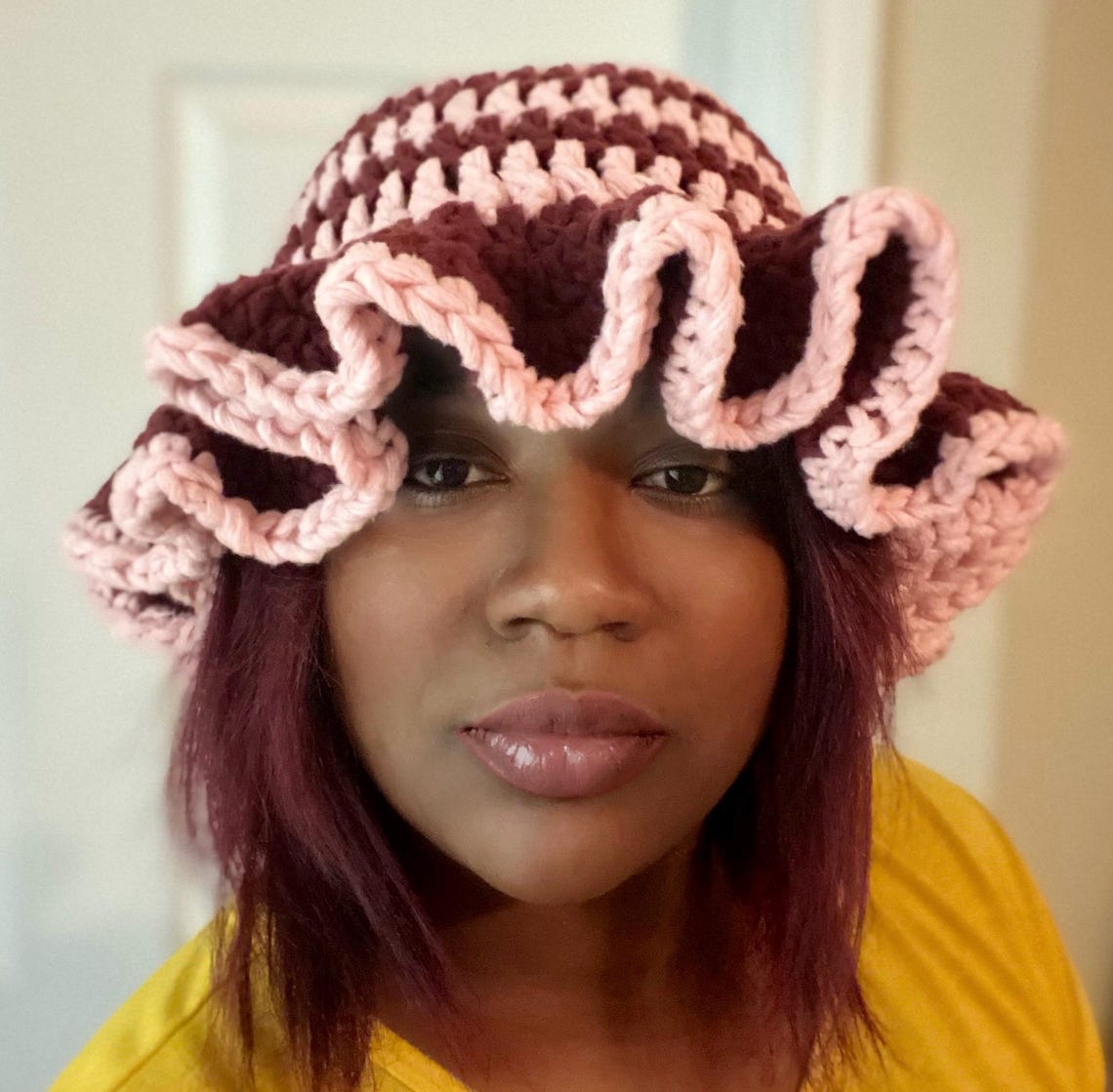 Digital Pattern PDF ONLY – Women’s Trendy Boho Chic Chunky Ruffle ...