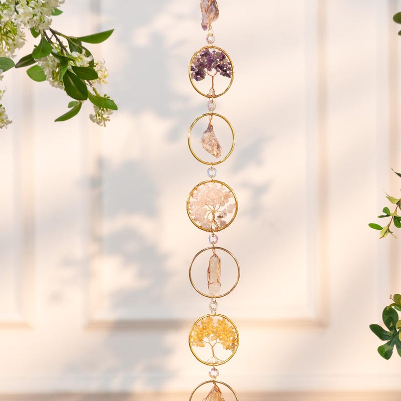 Chakra Tree on Quartz - Etsy