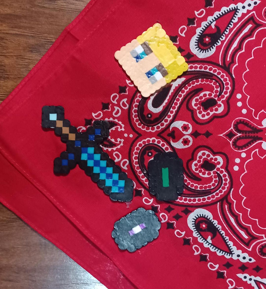 C! Character Only! Dream Smp Charm Bandanna. Commission Open. - Etsy