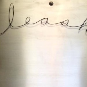 Custom Metal Names/signs-wire Words Now Also Available in a Rose Gold ...