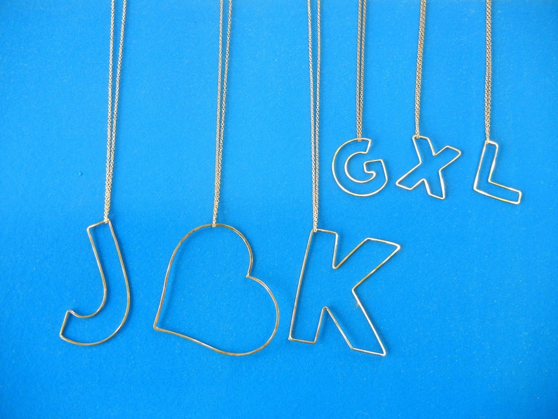 Initial Necklace-personalized Jewelry-14k Gold Fill-mini - Etsy