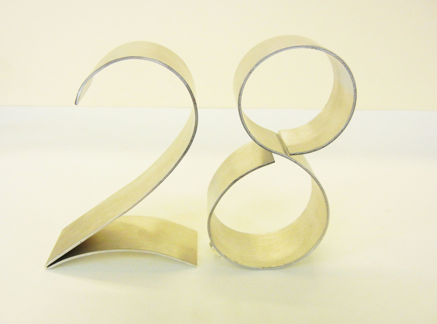 Table Numbersreal Metal Freestanding for | Etsy