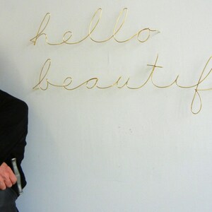 Metal Wire Word Love and Custom Names/words in New Mid Size - Etsy