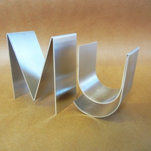 Metal Letters/personalized/ Lowercase Initials/ Freestanding Signage - Etsy