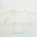 Metal Wire Word Love and Custom Names/words in New Mid Size - Etsy