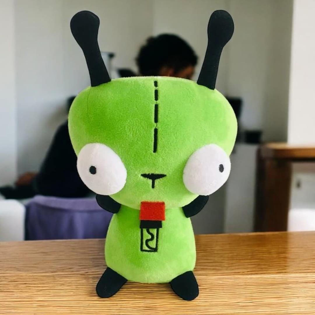 Invader Zim GIR Plush Toy, Alien Robot Doll, Soft and Cuddly GIR ...