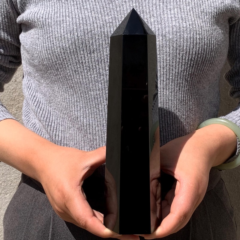 Obsidian Wand - Etsy