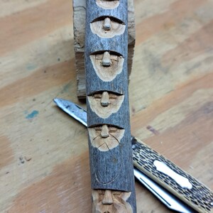 Whittling Kit for Beginners, Step-by-step Face Carving Guide, Vintage ...