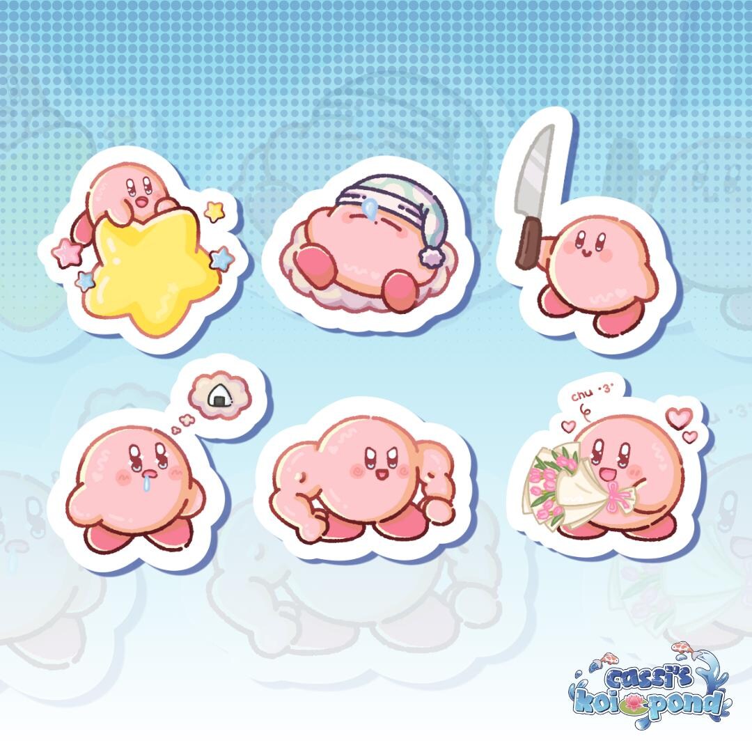 Pink Round Ball Vinyl Sticker | Cute Stickers, Waterproof, Laptop ...