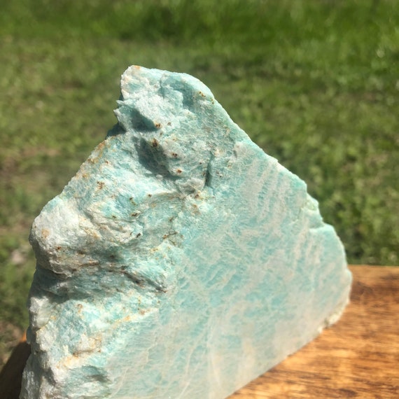 Large Amazonite Slab for Sacred Altar Magic Gemstone - Etsy