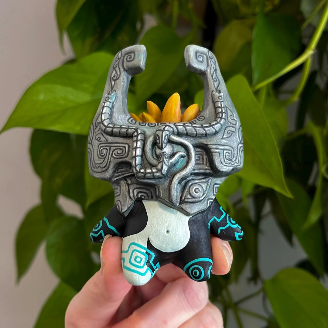 Midna Korok Clay Figure - Handmade Zelda Twilight Princess Inspired ...