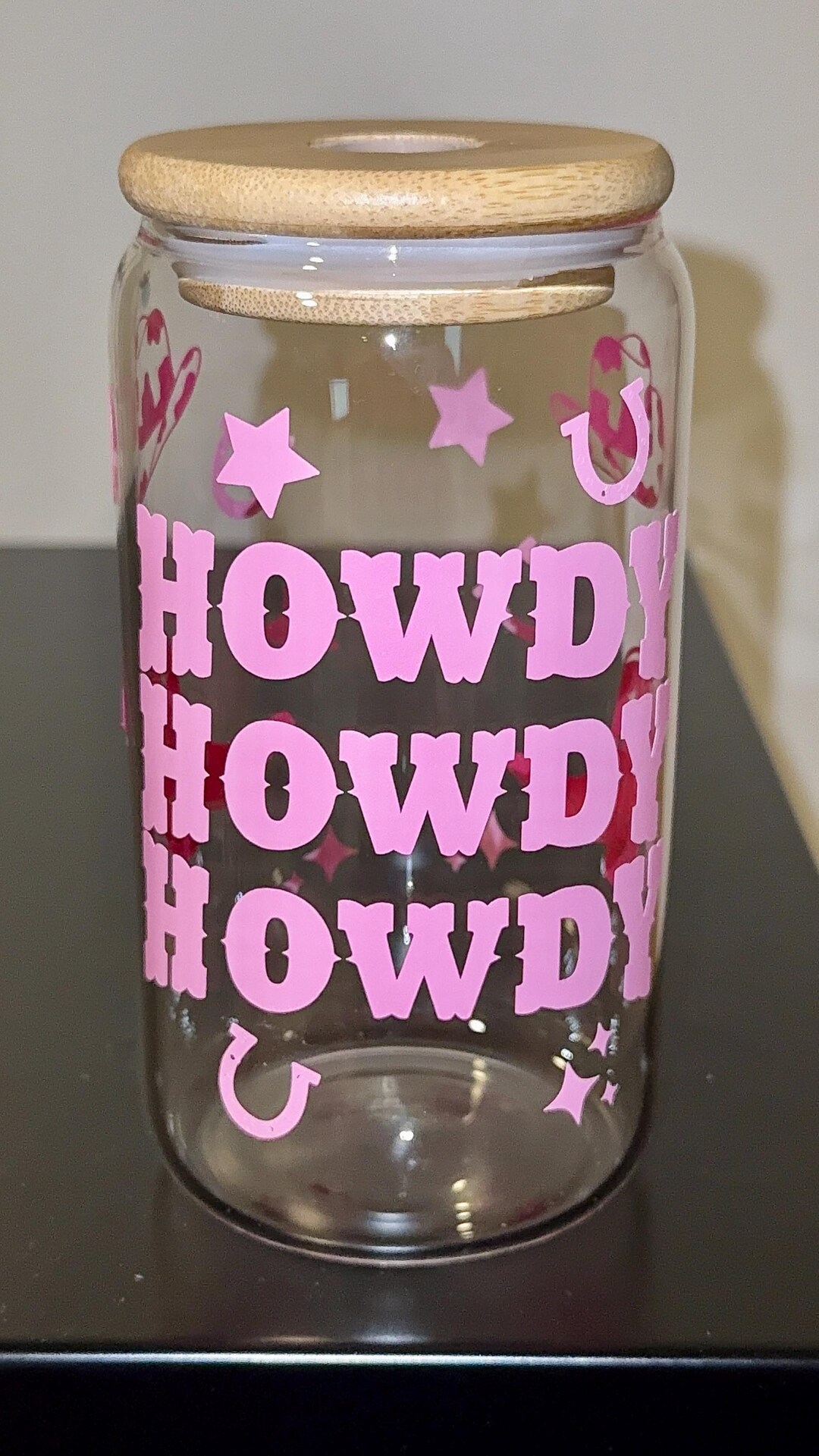 Howdy Western Glass Cup 16oz - Etsy