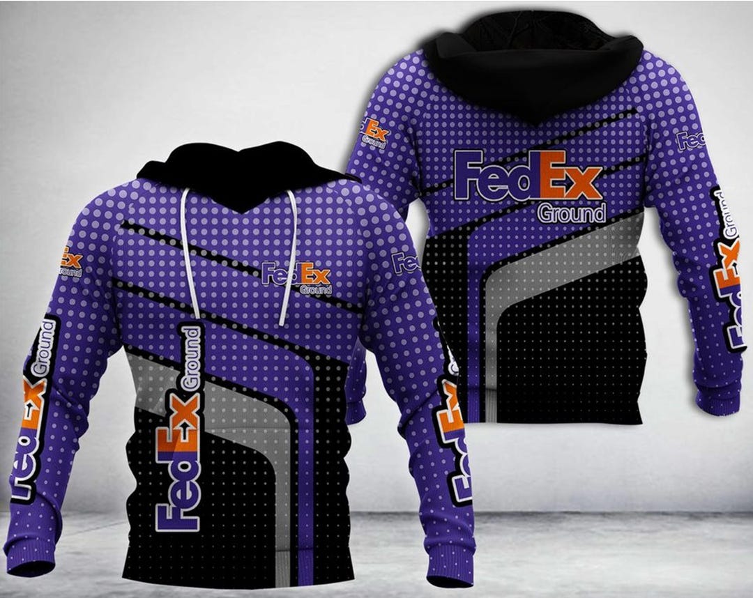 Fedex Ground Custom Name Hoodie 3D Delivery Driver, Fedex Express ...