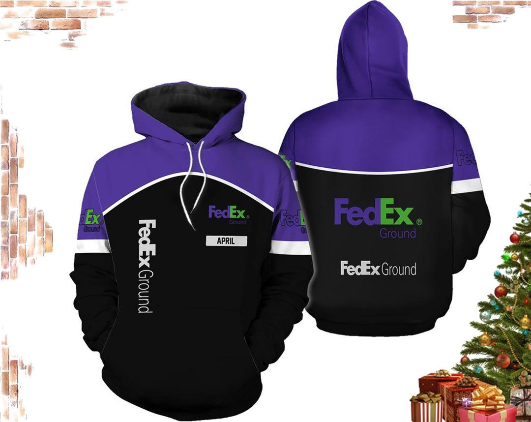 Fedex Ground Custom Name Hoodie 3D Delivery Driver, Fedex Express ...