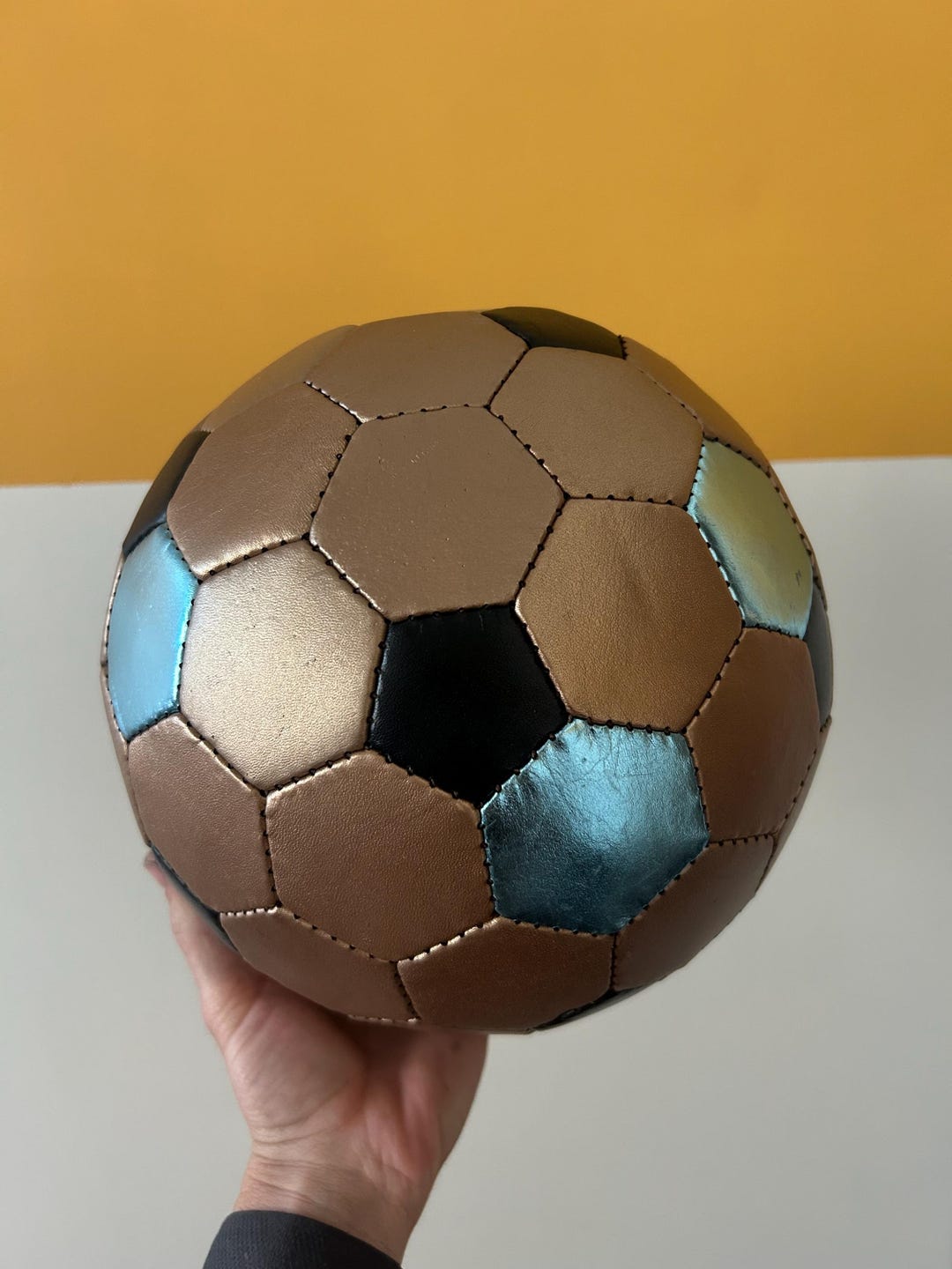 Kangaroo Leather Football - Soccer Ball - 72 Panels - Hand Stitched ...