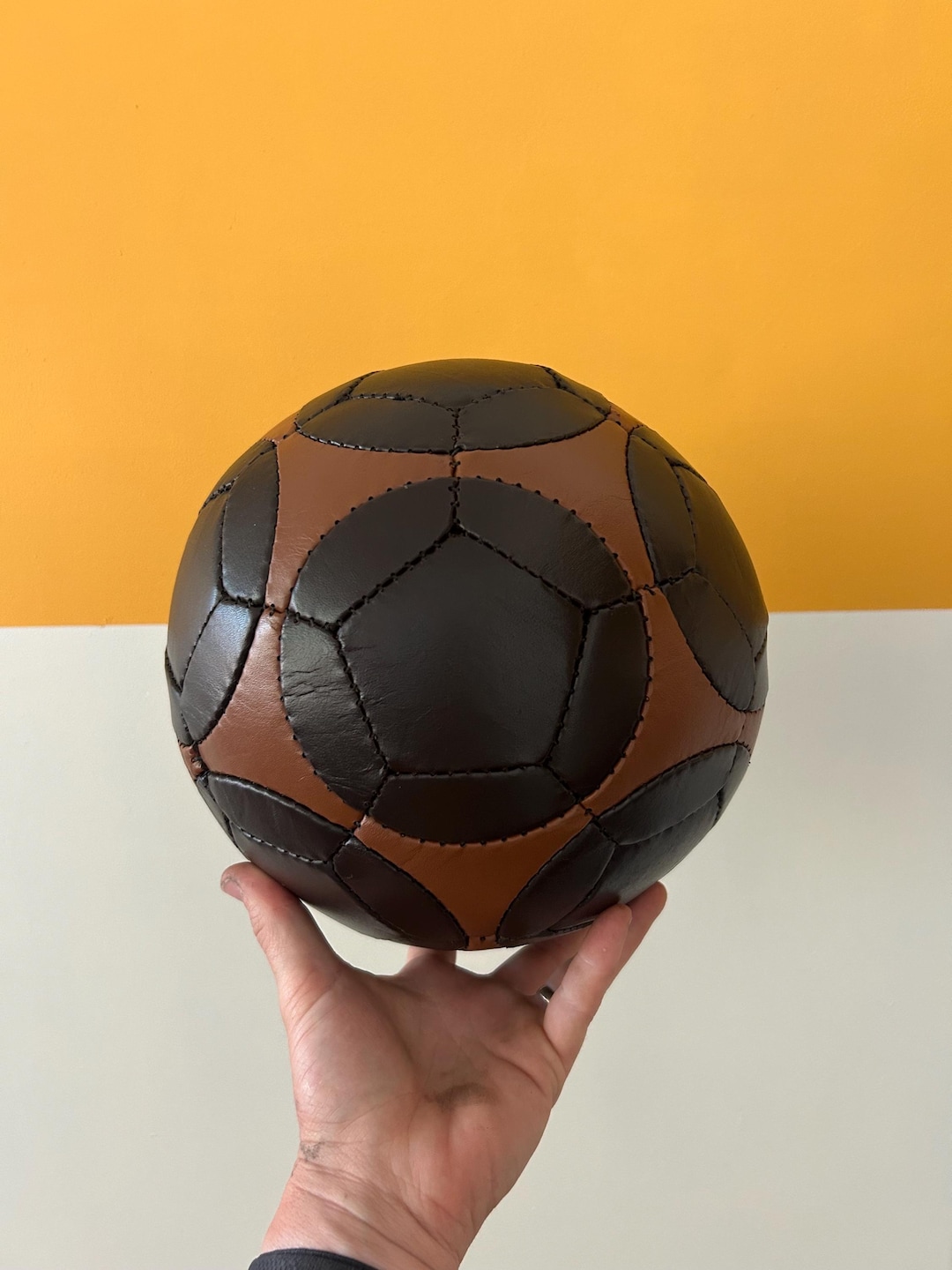 Kangaroo Leather Football - Soccer Ball - 92 Panels - Hand Stitched ...