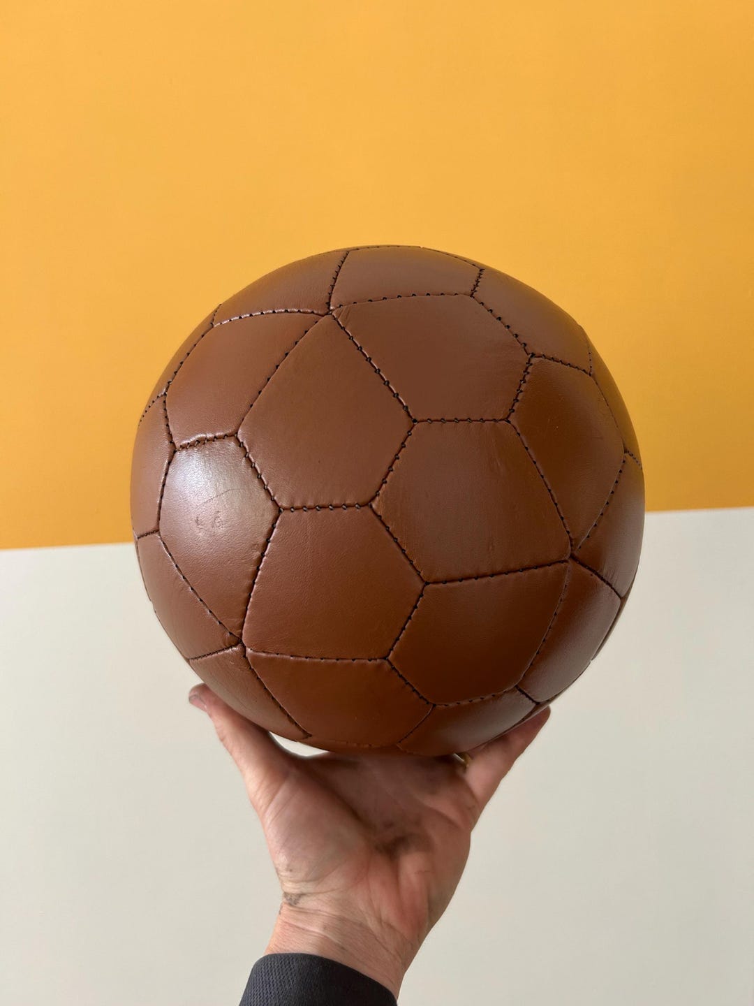 Kangaroo Leather Football - Soccer Ball - 60 Panels - Hand Stitched ...