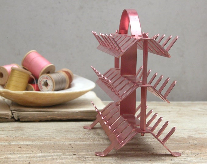 Vintage Metal Thread Spool Rack - Etsy