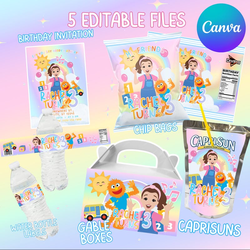 Ms. Rachel Candy Boxes - Etsy
