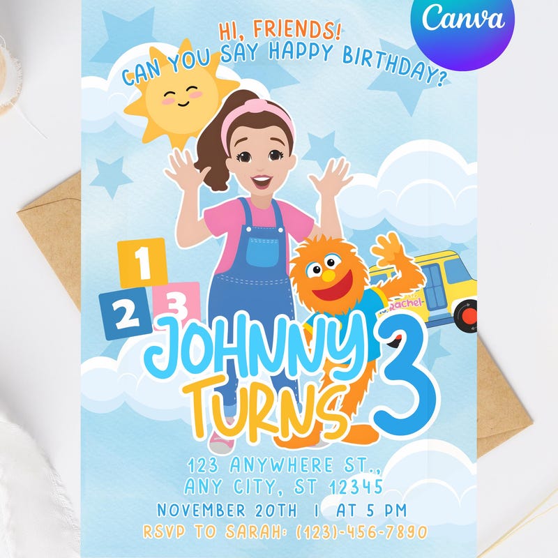 Custom Ms Rachel for Boy - Etsy