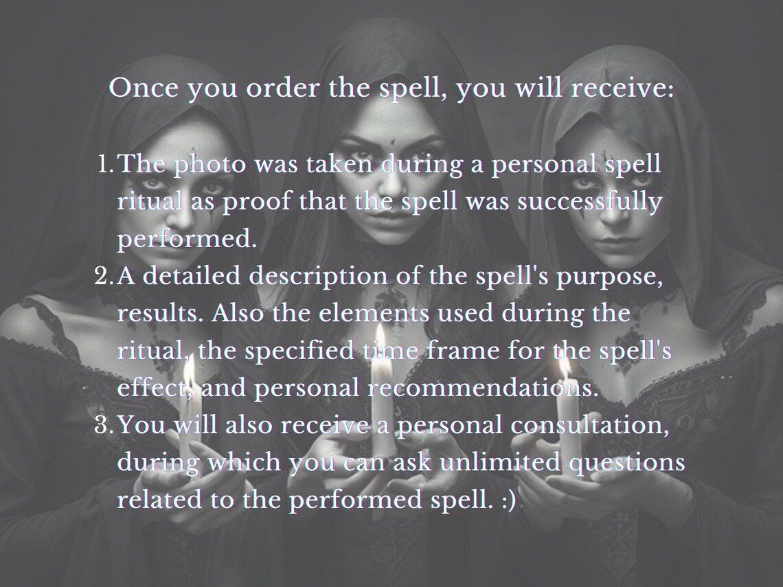 Custom Win a Court Spell With Photo Proof & Personalized Guidance ...