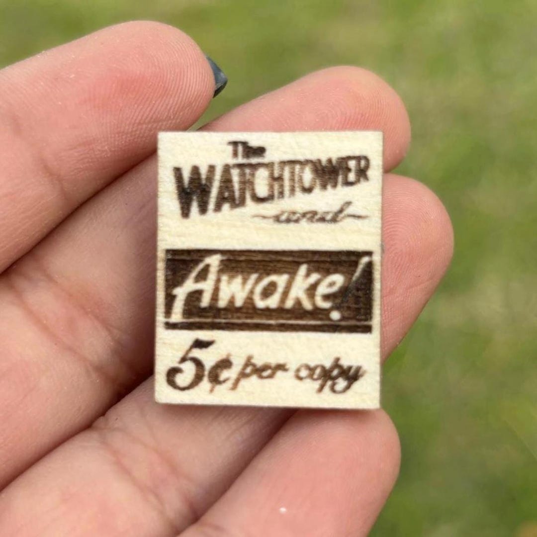 Watchtower and Awake! Wooden Pins - Etsy