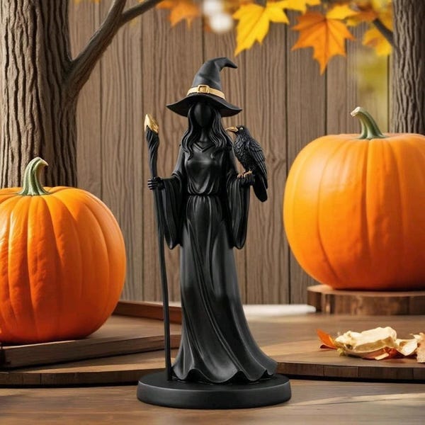 Witch Statue Sculpture - Etsy