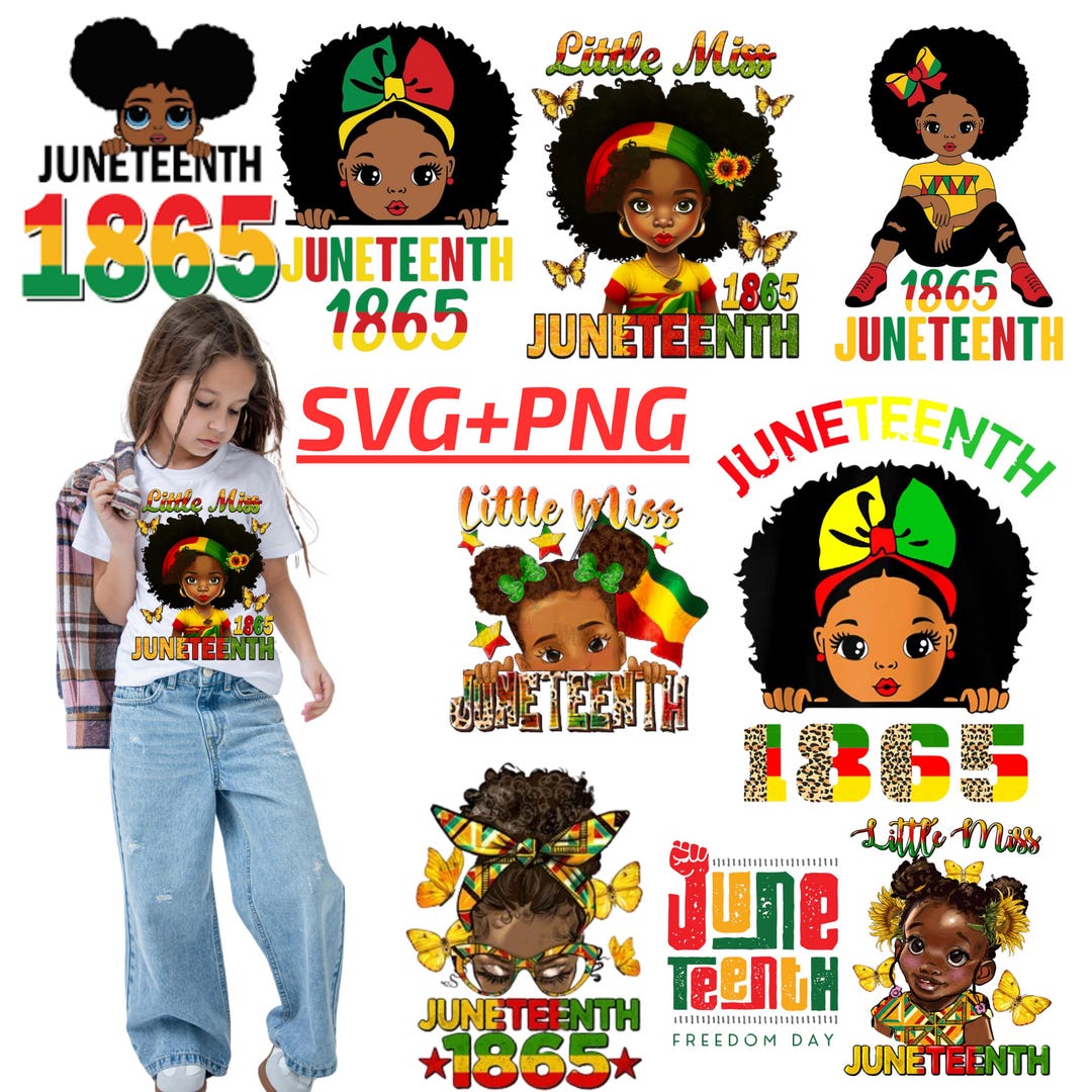 Juneteenth Bundle PNG, Juneteenth 1865 Png,juneteenth Svg Shirt ...