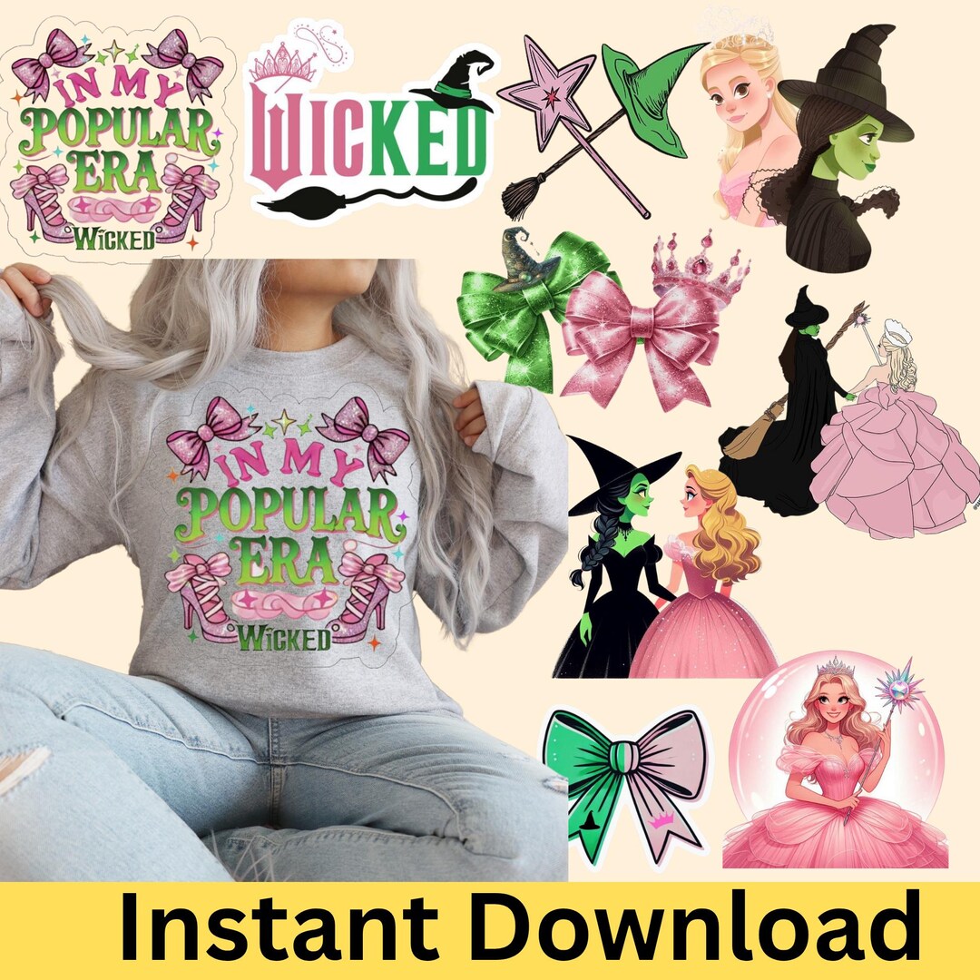 Wicked Svg File, Wicked Svg Files Bundle, Wicked Cut File, Wicked ...