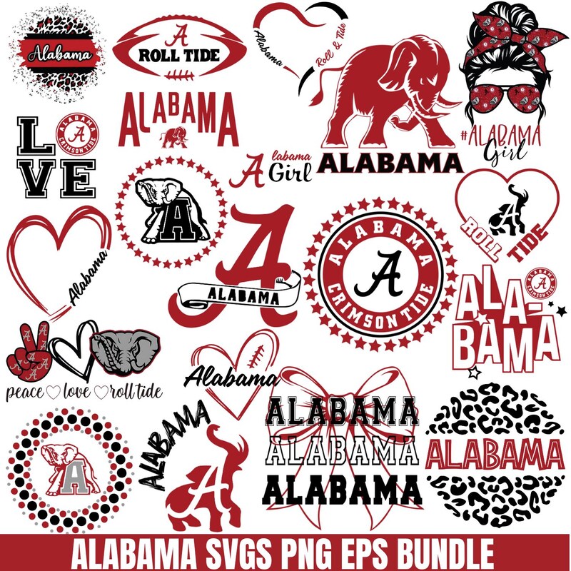 Alabama Svg - Etsy