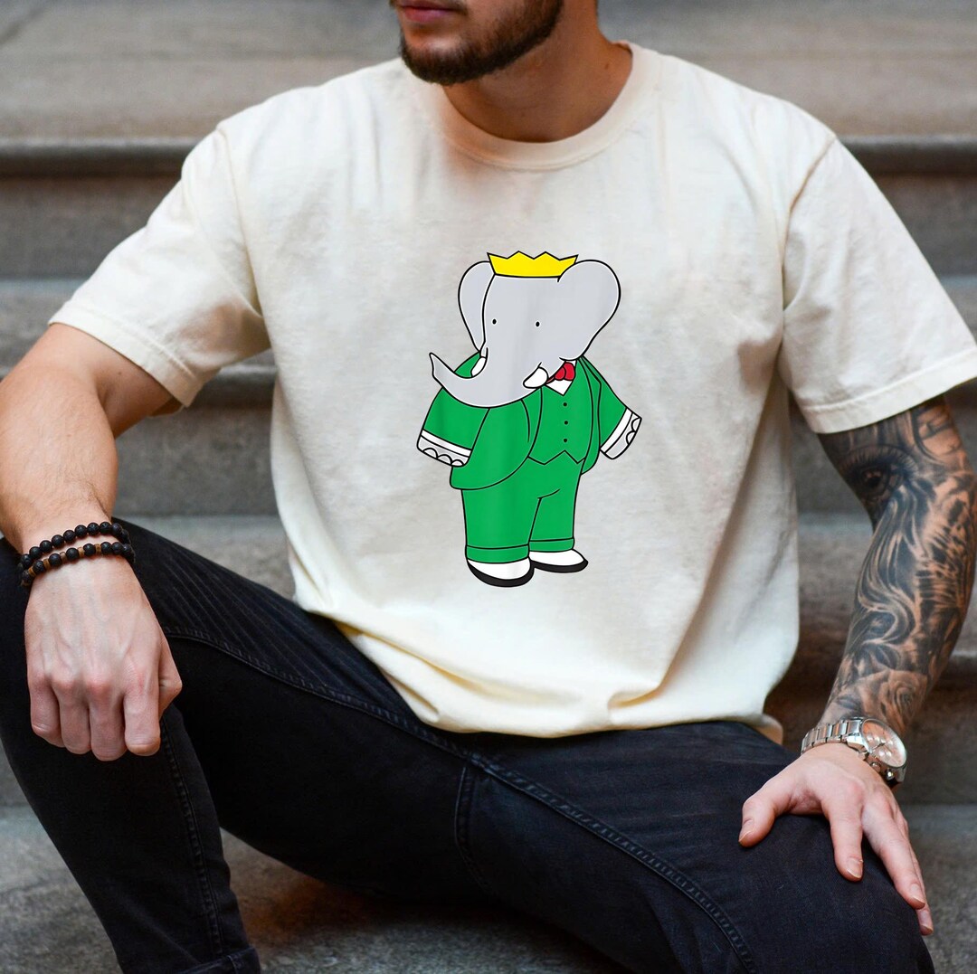 Babar the Elephant Plush Essential Kids and Adults PNG - Etsy