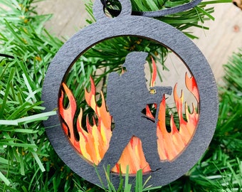Firefighter Laser Cut File - Etsy