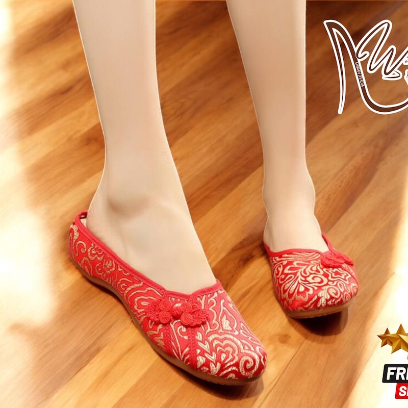 Traditional Chinese Slippers - Etsy