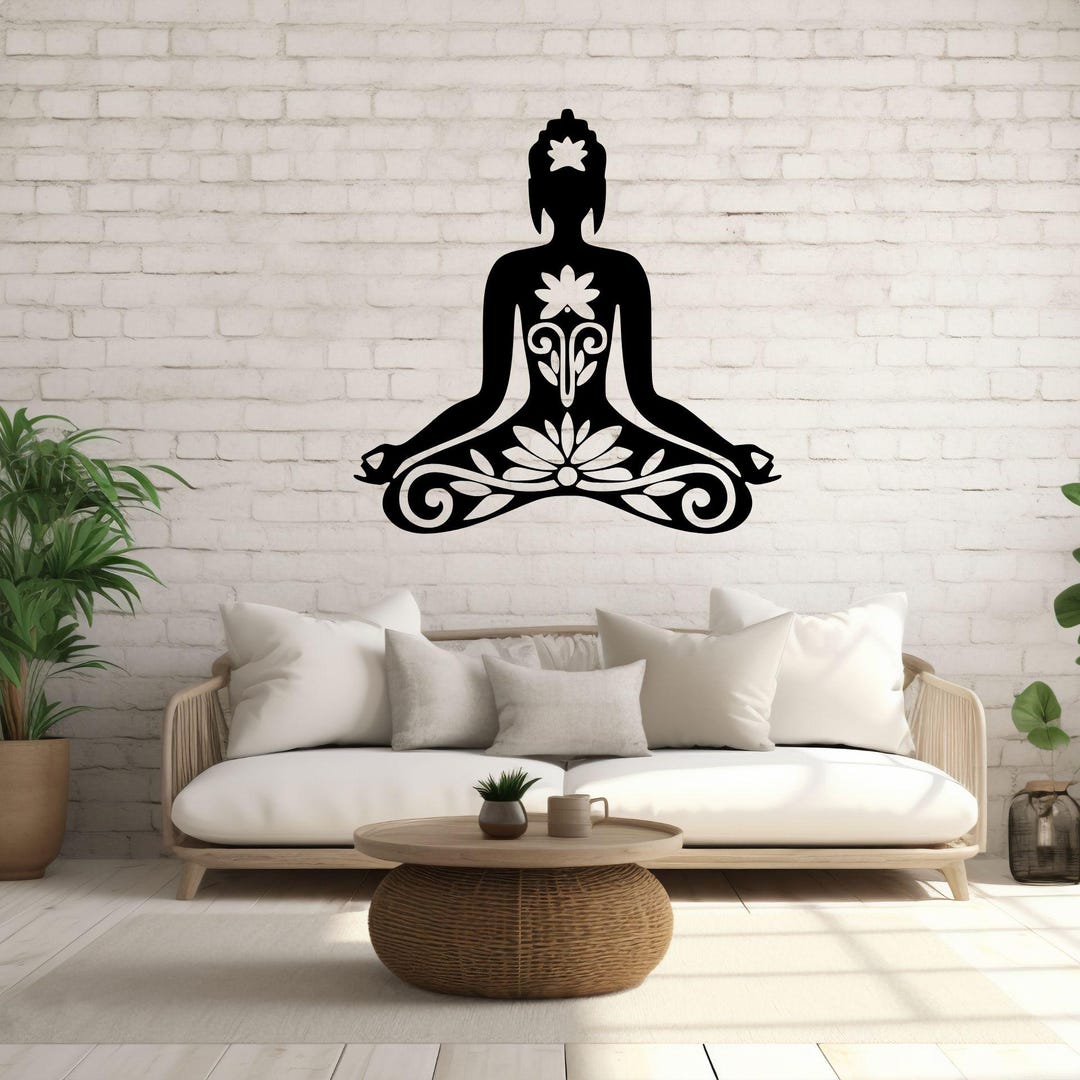 Buddha SVG DXF – Laser Cut Files | Buddha Vector | Cricut, Glowforge ...