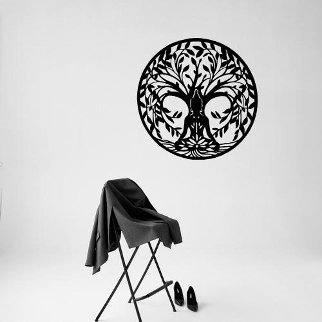 Buddha Tree of Life Laser Cut Files – SVG DXF – Glowforge CNC Vector ...