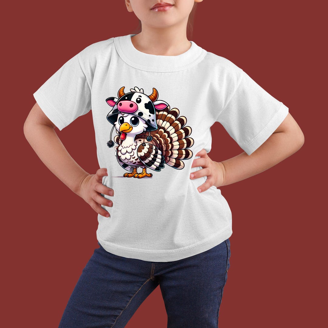 Turkey in Cow Disguise,adorable Moo-ving Turkey ,farm-themed ...