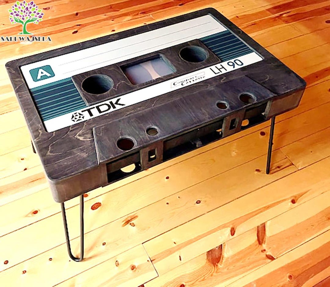 Wood Furniture, Audio Tape Table, Plywood Table, Cassette Coffee Table ...